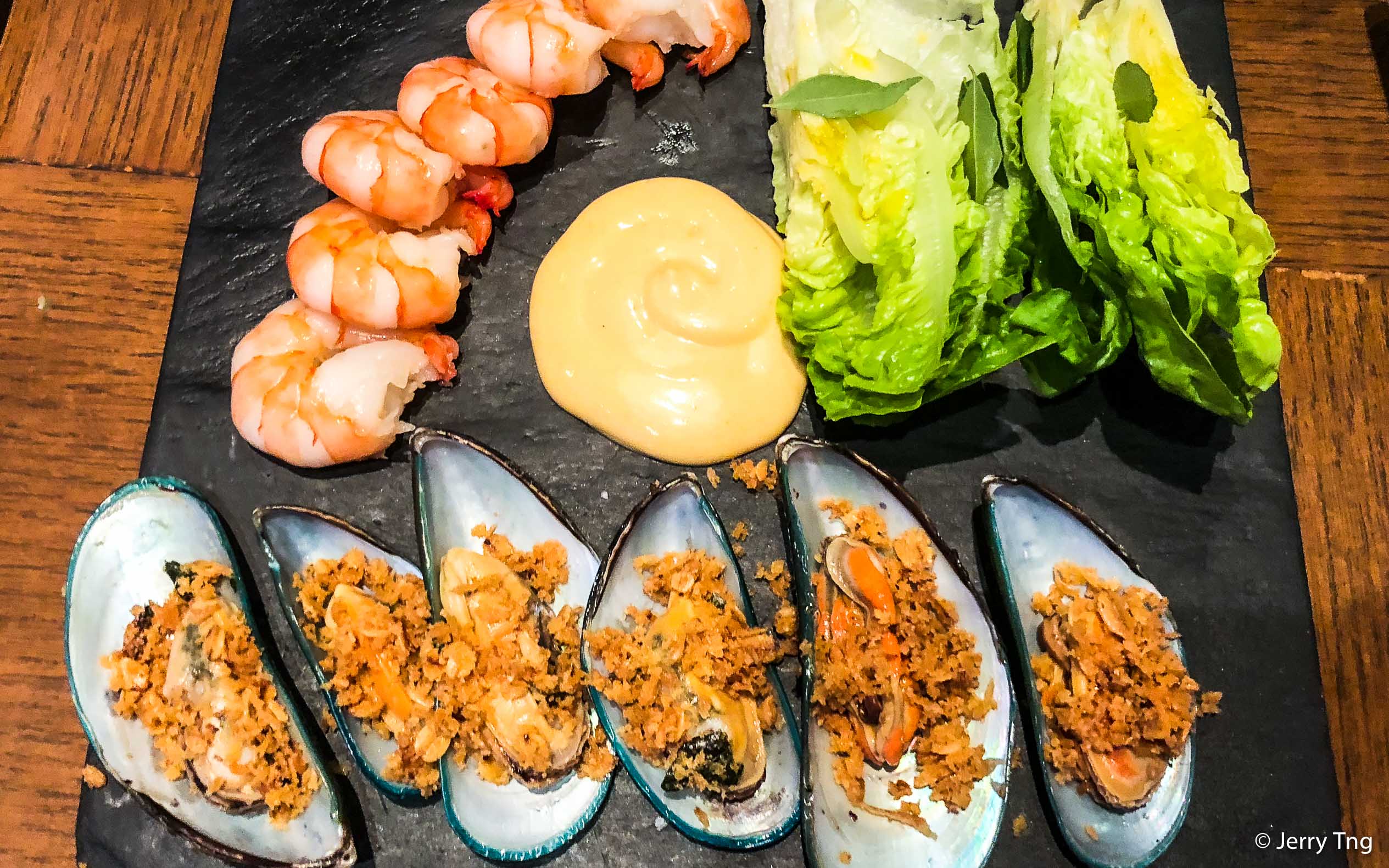 Spent Grain Cereal Local Mussels and Laksa Prawn Cocktail – live2makan